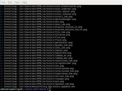 Astronomy Project RPi Setup KStars And Ekos Bit