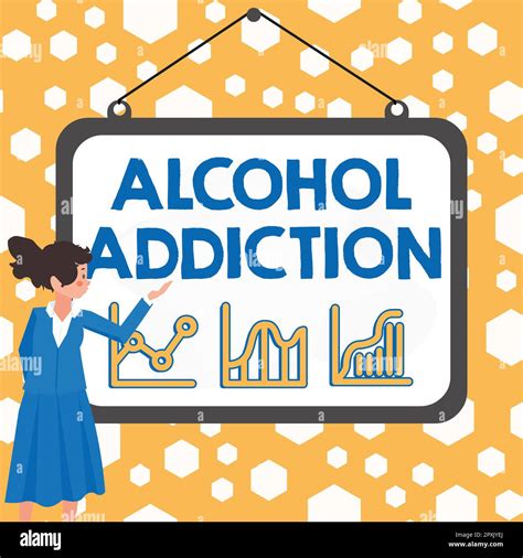 Writing Displaying Text Alcohol Addiction Business Overview