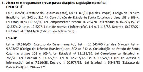Concurso IGP SC edital retificado confira as alterações Direção