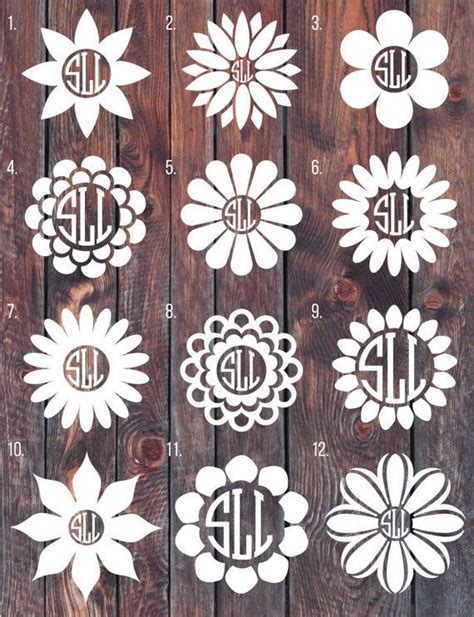 Beautiful Monogram Car Stickers Iucn Water