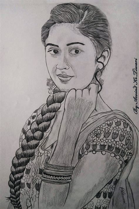 Native Girl Sketch