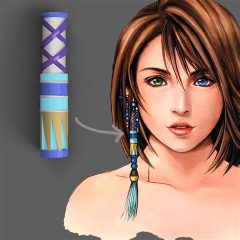 Free Stl File Yuna Earring Part Final Fantasy 10・3d Printable Model To