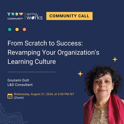 The Shape Of Work On Linkedin 🎉 Join Us For An Inspiring Tsow Community Call With Goutami Dutt