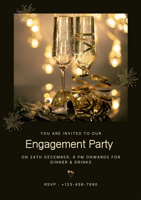 Engagement Flyer Template Postermywall