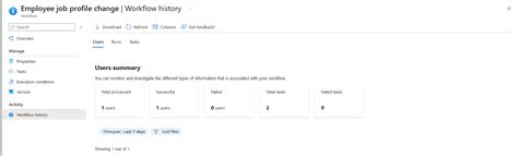 使用 Microsoft Entra 系統管理中心變更作業時，將員工移動者工作自動化 Microsoft Entra Id