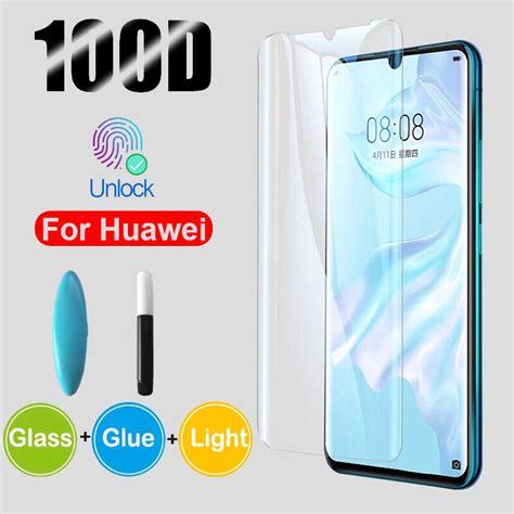 Clear Curved UV Liquid Full Glue Tempered Glass Huawei Pura 70 Honor