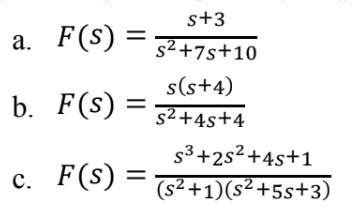 Solved In Python Expand The Following Partial Fractions Of Chegg Com