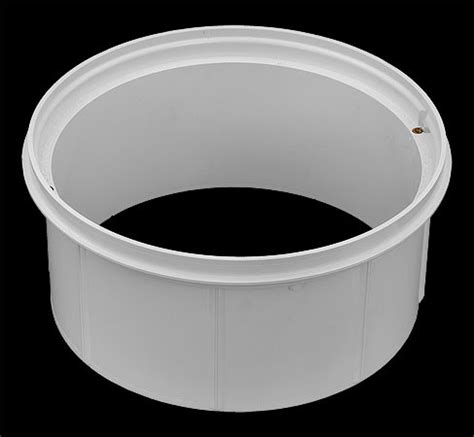 Pentairpacfab White Vinyl Deck Collar With Inserts 516259