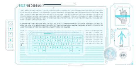Premium Vector Futuristic Software Interface Design For Typing And
