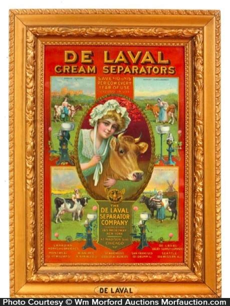 Delaval Cream Separators Sign Antique Advertising