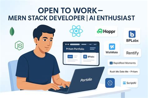 opentowork mernstack reactjs nodejs aideveloper fullstackdeveloper… pritam kumar