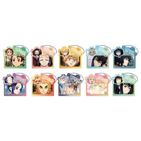 [23년 11월 발매] 귀멸의 칼날 트윙클 콜라쥬 아크릴 키체인 2탄 랜덤 단품 귀칼 애니 공식 굿즈 ~10 08 도키도키굿즈