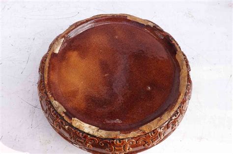 Antique Slipware Pottery Spitoon 18th Century Antiques Co Uk