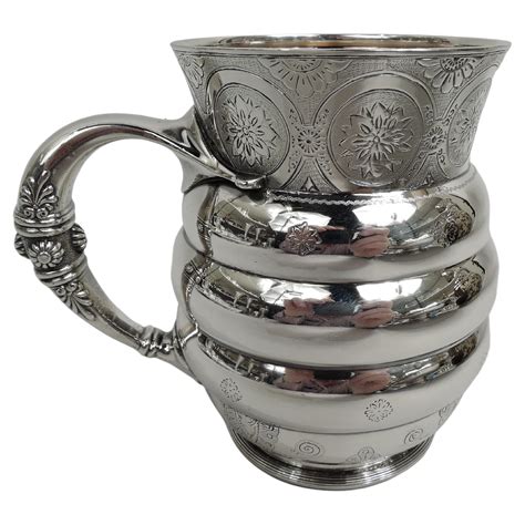 Unusual Silver Hunting Flask With Cup And Leather Case London 1902 At 1stdibs