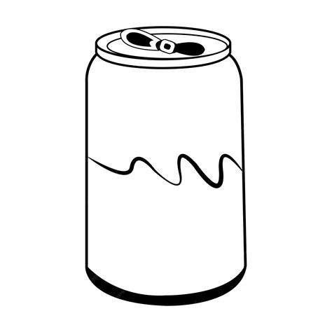 Modèle De Conception De Vecteur De Logo Dicône De Canettes De Boisson