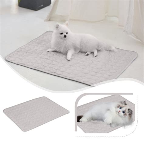 Bilqis Pet Cooling Mat For Dogs Cats Ice Silk Dog Cooling Mats Summer