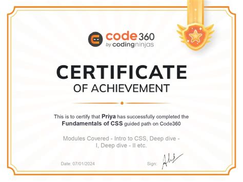 Earned Css Fundamentals From Coding Ninjas Priya Chaurasia Posted On The Topic Linkedin