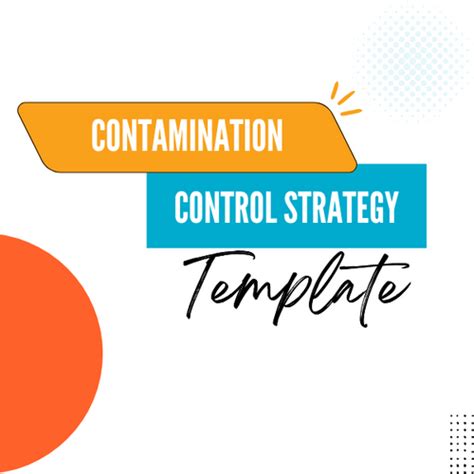 Contamination Control Strategy Template Pharmalliance