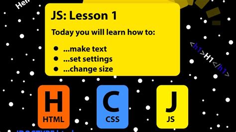Javascript Lesson Basics Youtube
