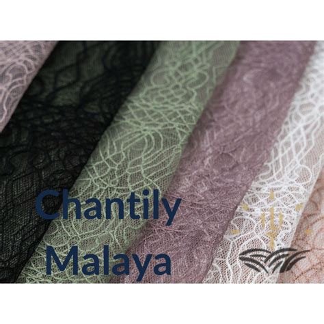 Jual Kain Brokat Chantily Brukat Chantily Kebaya Tile Ethnic Etnik