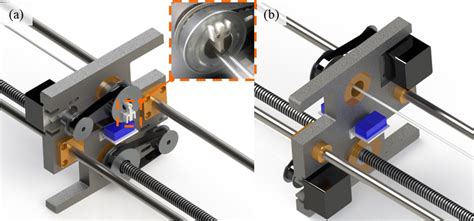 Design Details Of The Actuation Unit For One Tube A Isometric View