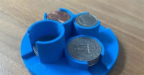 Simple Coin Counter Holder Us By Bluesdude465 Download Free Stl