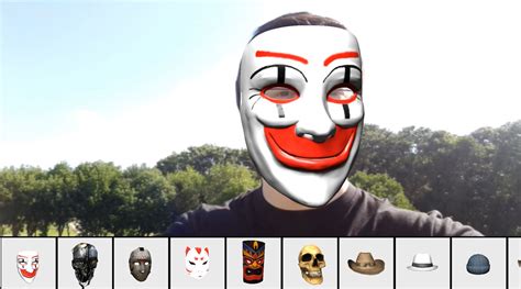 Demo Augmented Reality Face Tracking Using Mobile Devices ART