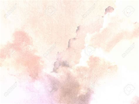 Watercolor Background With Soft Pastel Vintage Texture Stock Photo