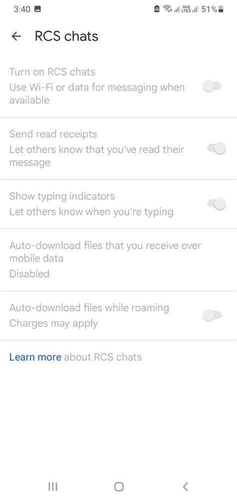 How To Disable RCS On Android Pttrns