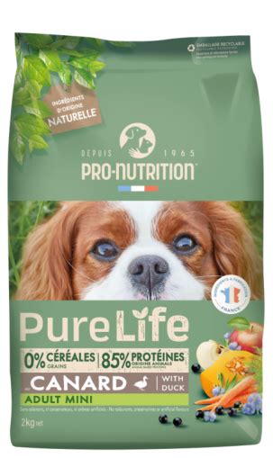 Pure Life Dog ADULT MINI with DUCK 2 кг Пълноценна храна за пораснали