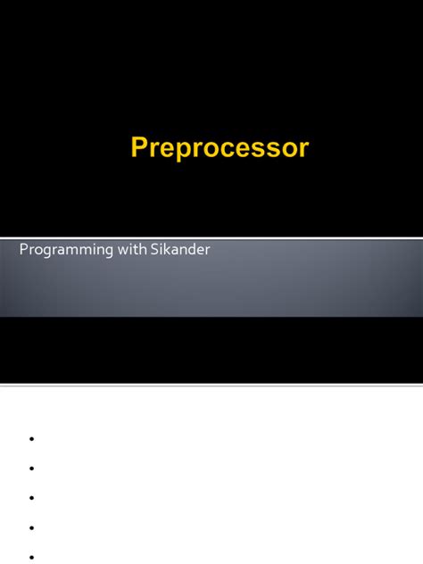 5 preprocessor pdf