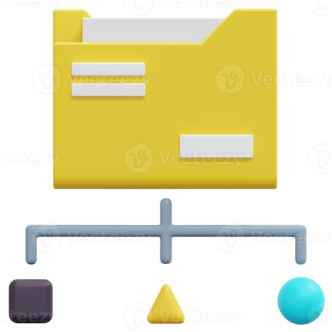 Data Classification 3d Render Icon Illustration 11648379 Png