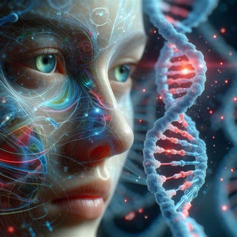 Premium Photo Dna And Microscope Realistic Photo