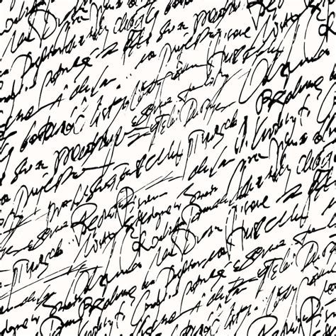 Premium Vector Calligarphic Scribbles Decorative Seamless Pattern