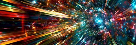 A Dynamic Pattern With Radiating Lines And Vibrant Colors Creating A Sense Of Energy And