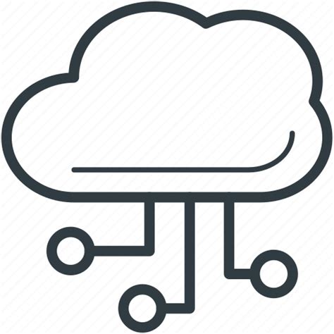 Cloud Computing Cloud Network Cyberspace Social Media Icon