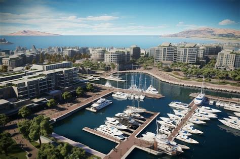 Premium Photo Aerial Sof The Victoria And Alfred Waterfront In