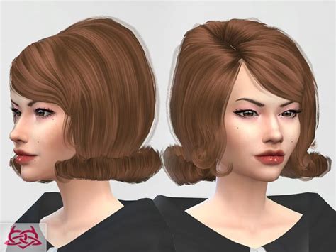 Colores Urbanos Jackie Hair Sims Hair 1950s Hairstyles Womens