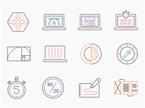 Ux Ui Icon Set Flat Icons
