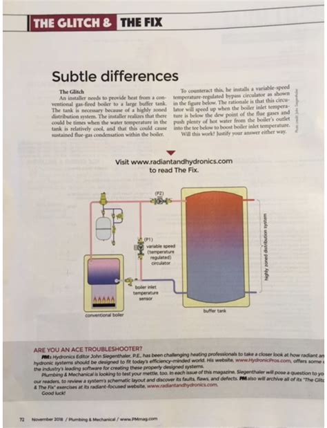 Variable Flow Injection Pumping Boiler Overhaul Need Advice Heating Help The Wall