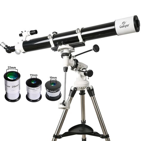 Gskyer Telescope, EQ901000 Astronomy German Technology Refractor ...