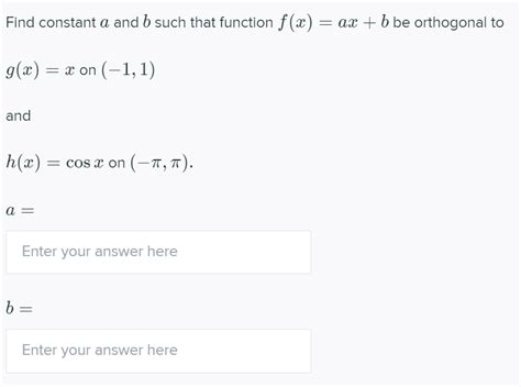 Solved Find Constant A And B Such That Function Fx Ax