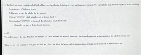 Solved Miscellaneous Files Goneral Function Prototypes Chegg