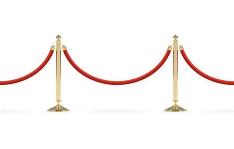 Red Roped Off Barrier