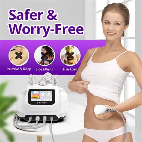 Ultrasonic S Shape 30k Cavitation Machine For Faceandbody Care