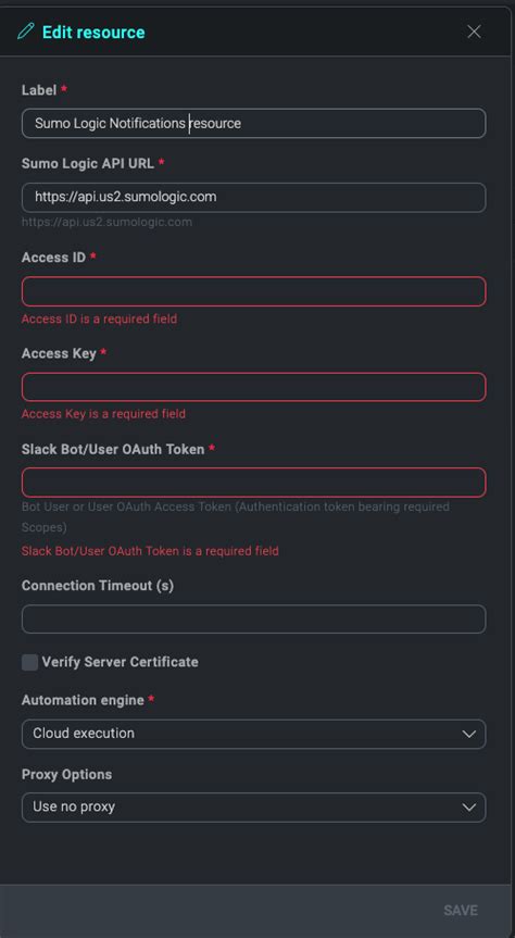 Sumo Logic Notifications Sumo Logic Docs