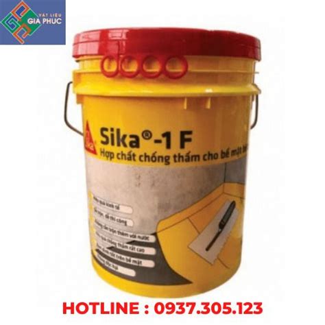 ChỐng ThẤm Sika 1f 6kg ChỐng ThẤm SÀn MÁi BÊ TÔng Vlxd Gia PhÚc