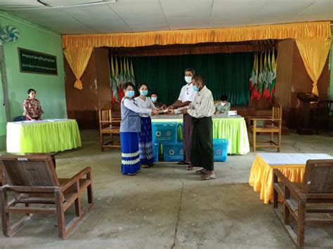 လေးမျက်နှာမြို့နယ်တွင် မိုးသည်းထန်စွာ ရွာသွန်းပြီး လေပြင်းတိုက်ခတ်မှုကြောင့် ပျက်စီးဆုံးရ