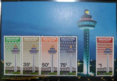 Singapore Changi Airport Commemorative Stamp Miniature Sheet Hobbies
