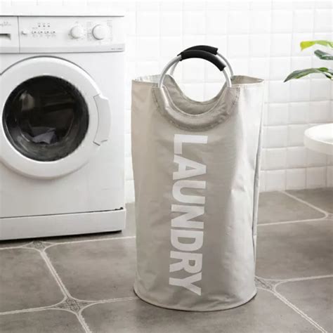FALTBARER WÄSCHEKORB MIT Henkel 74 l Wäschesammler Wäschebox